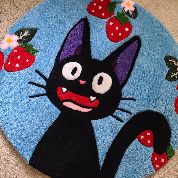 Anime Keyboard Tufted Rug / Handmade Fluffy Keyboard Rug - Etsy