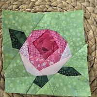 Rose Foundation Paper Piecing Pattern - Etsy Canada