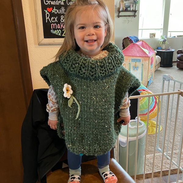 Knitting Pattern - Azel Pullover (2, 3/4, 5/7, 8/10, 11/13, 14/16 ...