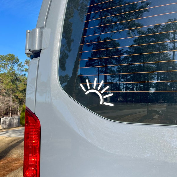 Sun Decal | Sun Vinyl Decal | Sun Sticker | Weather Decal | Outer Space ...