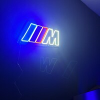 Amg Car Neon Sign / Neon Sign / Logo Neon Sign / Neon Sign Bedroom ...