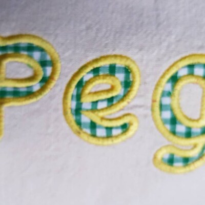 Monogram Applique Font Machine Embroidery Applique Designs, Monogram ...