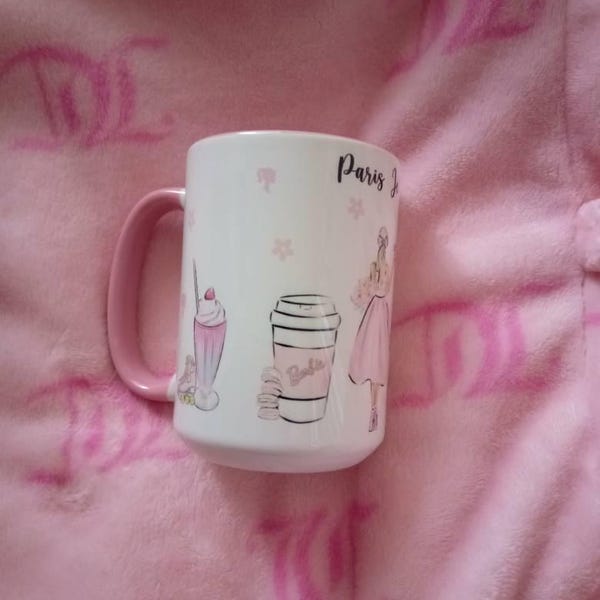 Pink Vanity Coffee Mug, Drink Coaster, 15oz Pink Mug, - Etsy