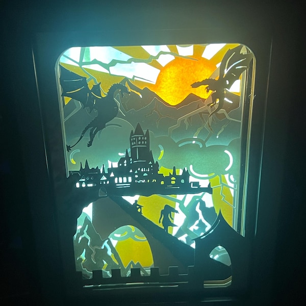 The Parapet LEGACY Edition | Light Box Book Nook, Dragon Book Fantasy ...