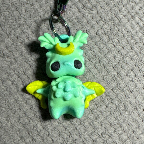 Triceratops Keychain 3D Printed, Full Color Fun Gift Key Buddies Unique ...