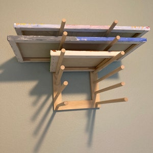 Large Wall Mounted Canvas Drying Rack Painting Acrylic - Etsy