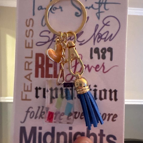 Eras Tour Concert Confetti Hand Made Keychain. - Etsy