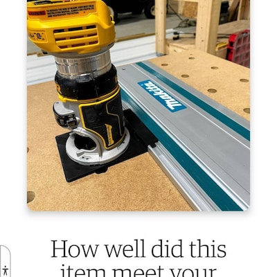 Dewalt Router Adapter for Makita Track Saw Guide Rails DCW600B 20v ...