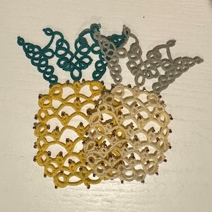 Tatting Pattern PDF moon for Shuttles - Etsy