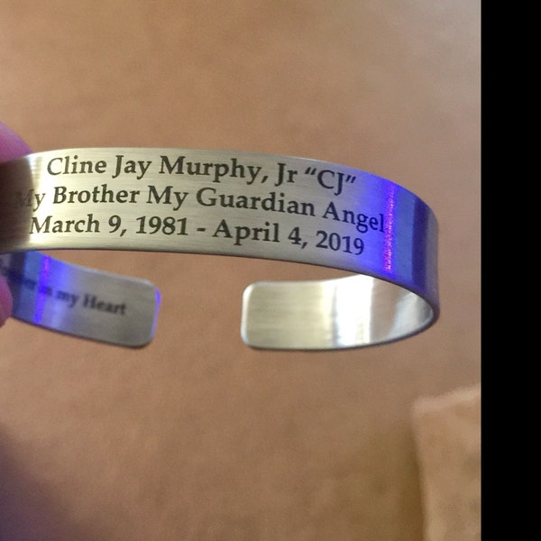 Memorial Bracelet in Memory of Soldier Bracelet Honor the Fallen ...