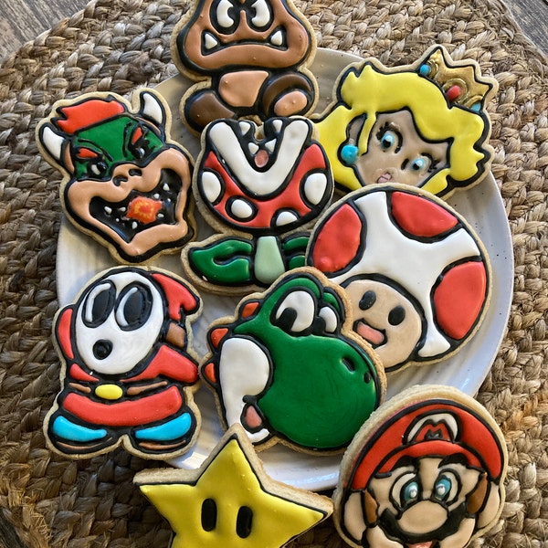 Piranha Plant - Shy Guy - Goomba - Cookie Cutter - Fondant Cutter ...