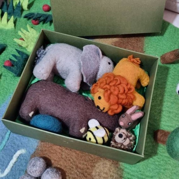 Felt Fairy Finger Puppets, Colourful Rainbow Gnomes and Fairy, Gifts ...