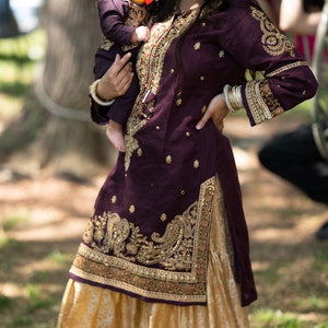 Joon Embroidery Green Koti Baby Boy Kurta Pajama / Shalwar Kameez ...