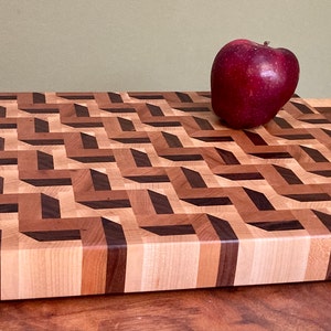 Endgrain Cutting Board, End Grain Cutting Board Designs, Unique 3d ...