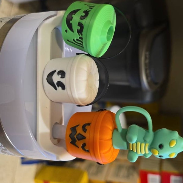 Straw Toppers Halloween Buckets. Mchalloween Boo Buckets. Mcdonald's ...