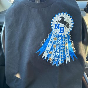 Blue Homecoming Mum PNG/ Blue Flower Mum /shirt Mum/blue Black Silver ...