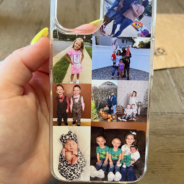 Custom Clear Photo iPhone Case, Photo Phone Case, Personalized iPhone ...