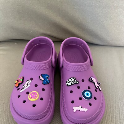 Croc Charms Shoe Clog Accessories Pin Badge Summer Spring Holiday Blue ...