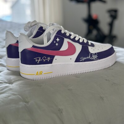 Custom Speak Now Taylor's Nike Air Force 1, Handpainted 1989 Taylor's ...