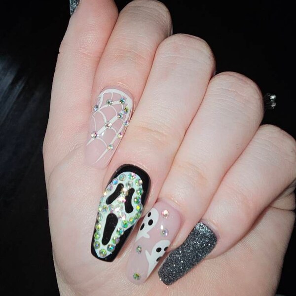 Luxury Custom Nails/free Style/long Nails/ Chrome Nails/trendy Nails ...