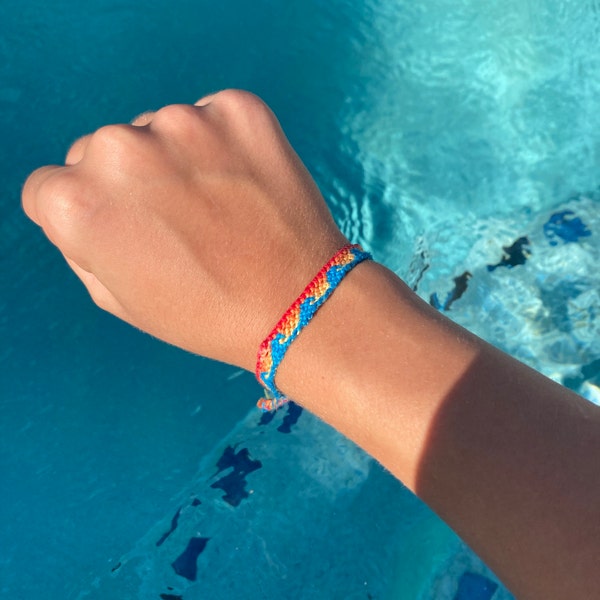 Custom VSCO Hand Crafted Boho Chevron Friendship Bracelets + Anklets ...