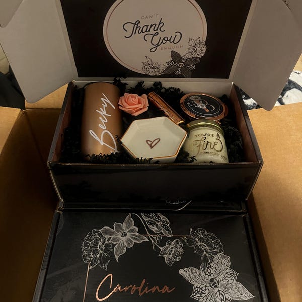 Thank You Gift Box for Her, Show Gratitude or Token of Thanks ...