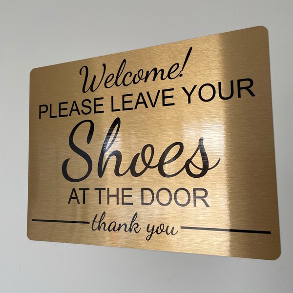 1047 Do Not Enter Please USE FRONT DOOR Metal Aluminium Plaque Sign ...