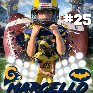 Basketball Gameday Stadium Sports Poster Photoshop Canva Overlay ...