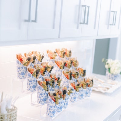 Red and Green Plaid Christmas Charcuterie Cups, Set of 10, 8oz ...