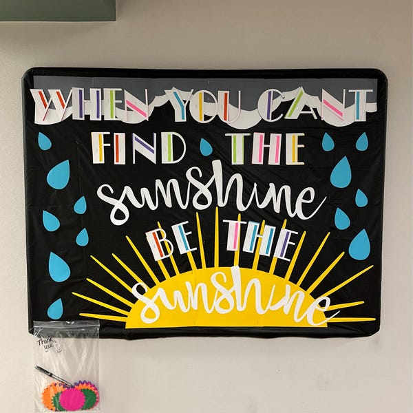 Teachers School Classroom Door Decoration Cutouts DIY Kit "be the ...