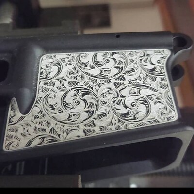 1911 Scrollwork Fiber Laser Design Ezcad 2 And Lightburn Ready 1 Etsy