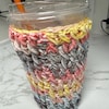 Chunky Yarn Knit Wristlet Keychain | Loop Key Chain With Lobster Clasp ...