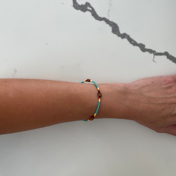 Juniper Berry Seed Bracelet/anklet With Fire Colors More Colors and ...