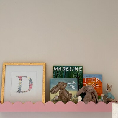Pink Floating Shelf Multiple Sizes Nursery Decor Girls Bedroom Pink ...