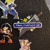 Final Fantasy VII Enamel Pin : FFVII Buster Sword Cloud Aerith Tifa FF7 ...