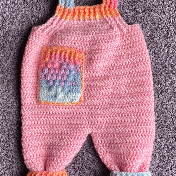 Crochet Pattern Baby Overalls - Newborn to 24 Months - Etsy