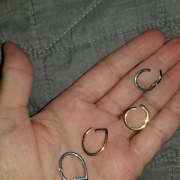 14k Solid Gold Swivel Push Lock, Swivel Gold Lock, 14k Gold Swivel ...