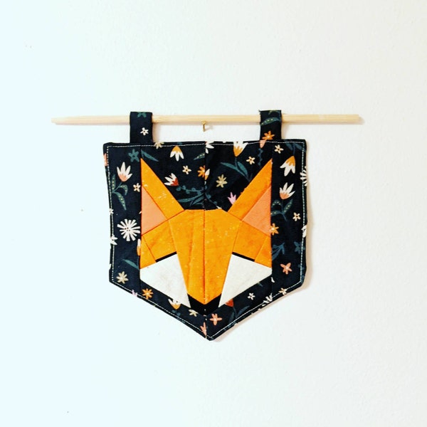 Fox Pattern / Quilt Block / PDF Pattern / Paper Piecing Quilt Patterns ...