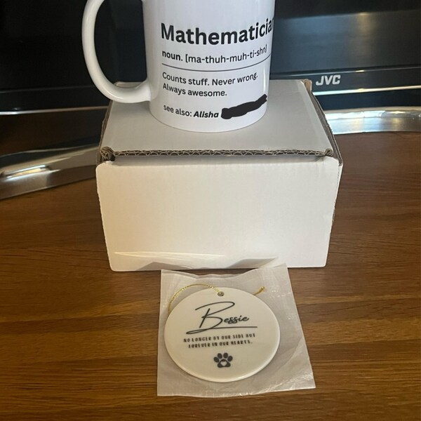Personalised Funny Mathematician Mug- Novelty Maths Teacher Gift ...
