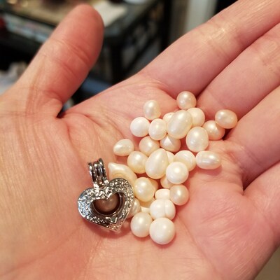 1PCS Cage Pendantlocket Charmspearl Cagelocket Cage - Etsy