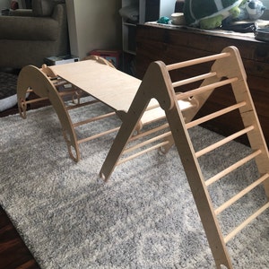 Montessori set Climbing arch and ramp Climbing toddler | Etsy