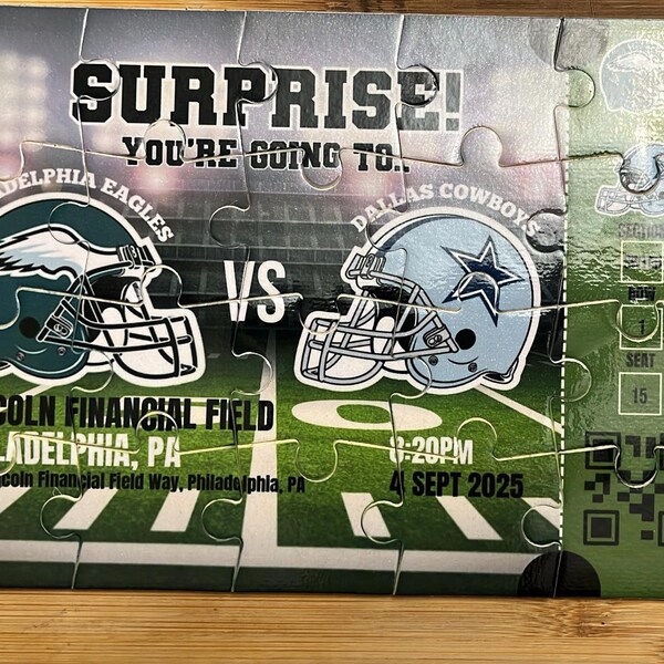 Basketball Person Custom Event Ticket Surprise Trip Puzzle College ...