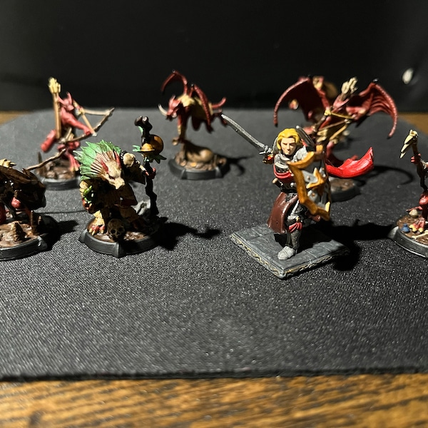 3D Printed Female Fighter Miniature - Etsy