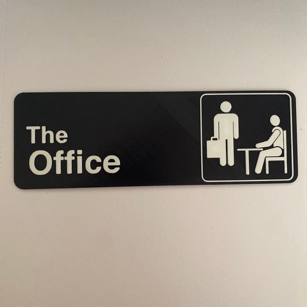 3D Printed 'the Office' Style Room Signs: Customizable - Etsy