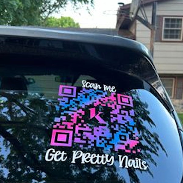 Design Your Own QR Code, Design Your Own Window Sticker, Custom Window ...