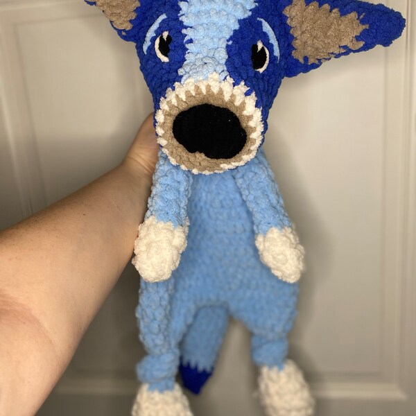 Hunley Hound + Teacup Pup Knotted Lovey — Crochet Dog PATTERN - Etsy