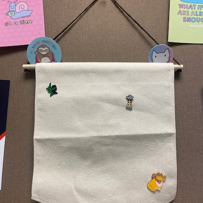 Enamel Pin Display Banner, Pin Banner, Pin Display, Pin Collection ...