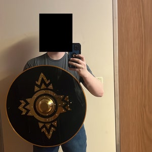 Authentic Viking Knights Gokstad Shield Wooden Round - Etsy