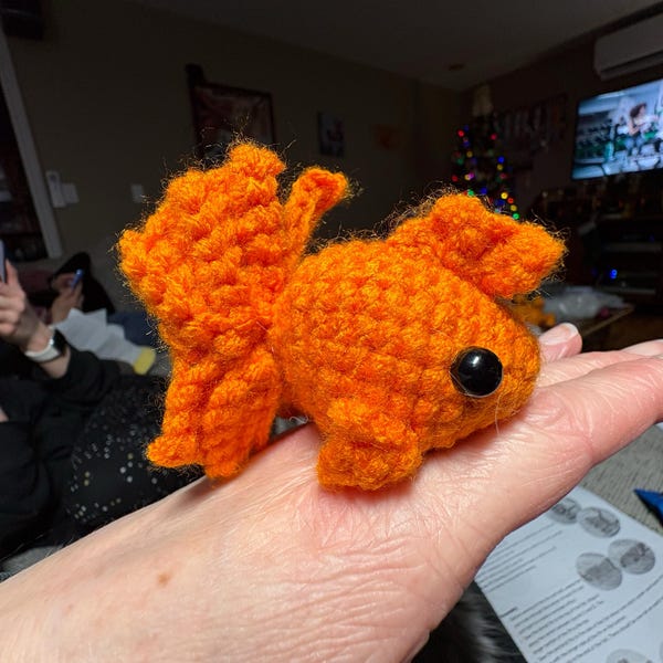 Bubbles the Goldfish | Goldfish Crochet Pattern | Amigurumi Pattern ...