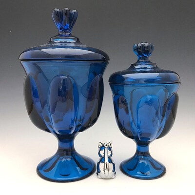Blenko Glass Dimple Emerald Green Crackle Glass Pitcher Large MCM ...